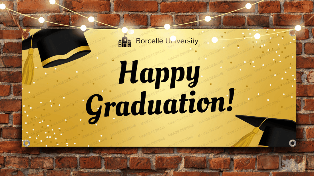 Graduation Party Hanging Banner - #G12 – Maags Designs