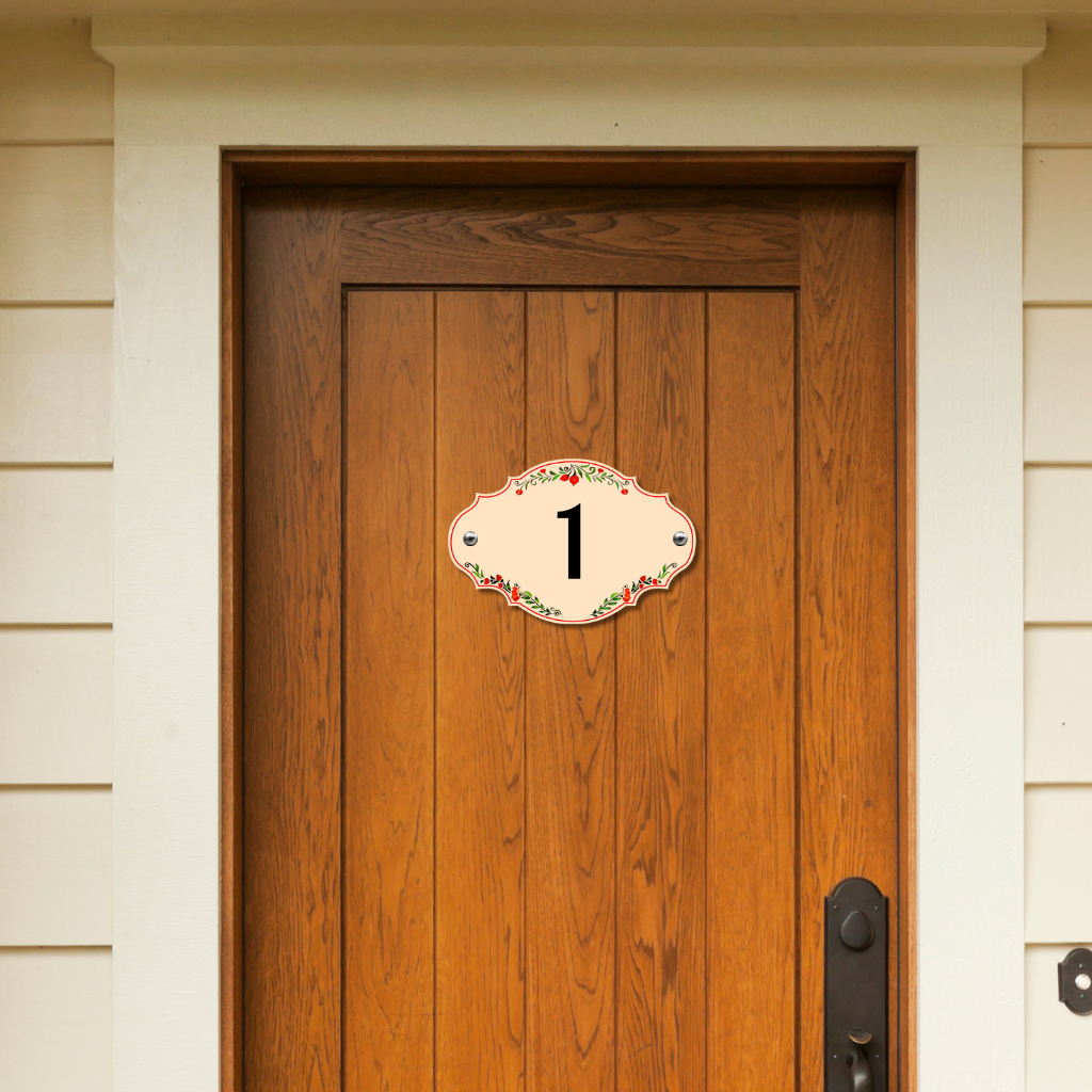Ethereal Collection - House Number Plate (Acrylic) – Maags Designs