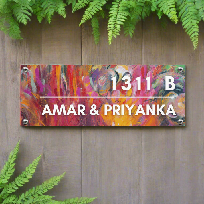 Art Collection - Contemporary Art | Premium Custom Name Plate For Home ...
