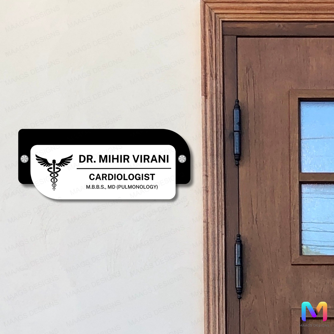 Name Plate for Doctors – MAAGS DESIGNS