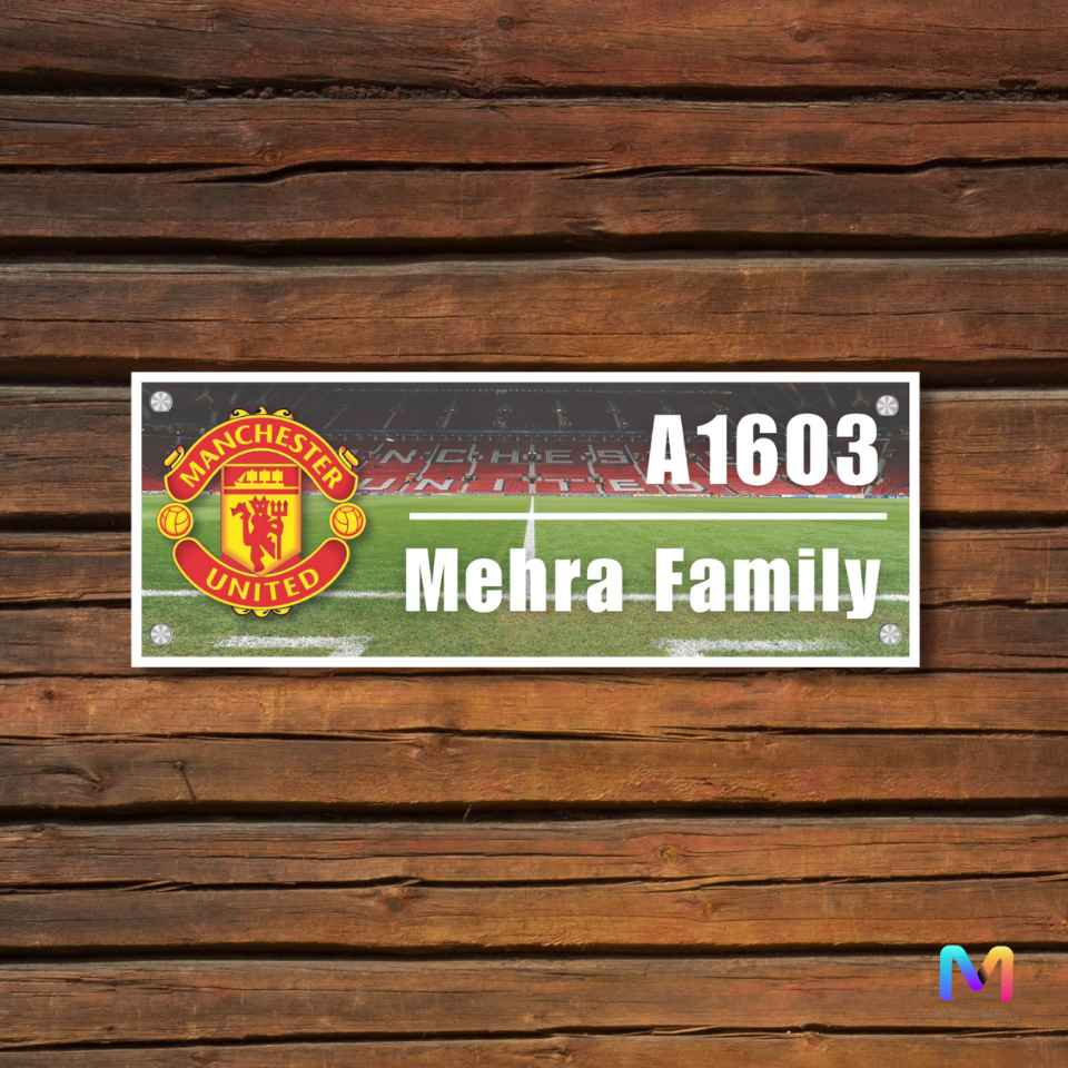 Sports Collection - Manchester United Name Plate III (Acrylic) – Maags ...
