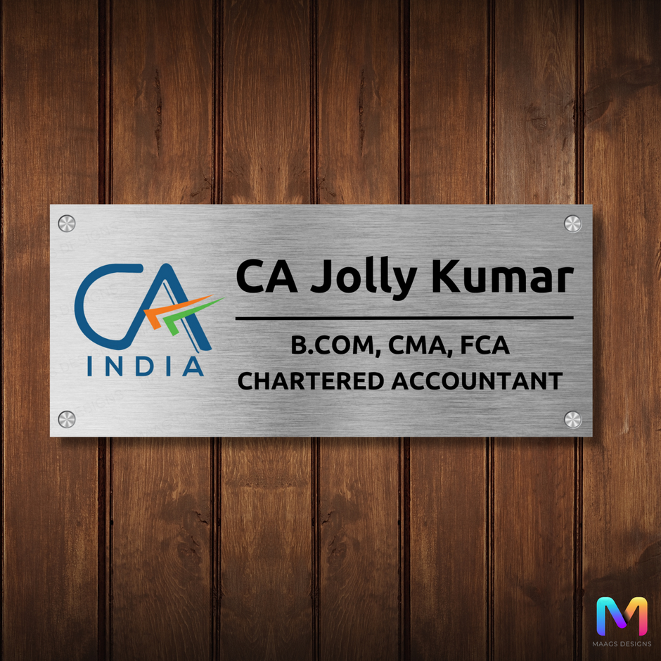 GST Name Plates for Office | Company Name Boards with GST – Maags Designs