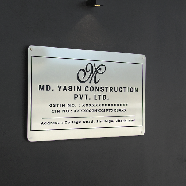Name Plates with GST – MAAGS DESIGNS