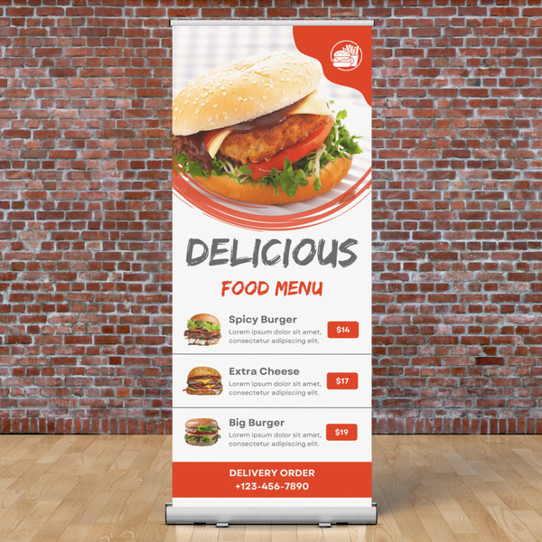 Promotional Standee, Roll-Up Standee, Retractable Banner – Maags Designs